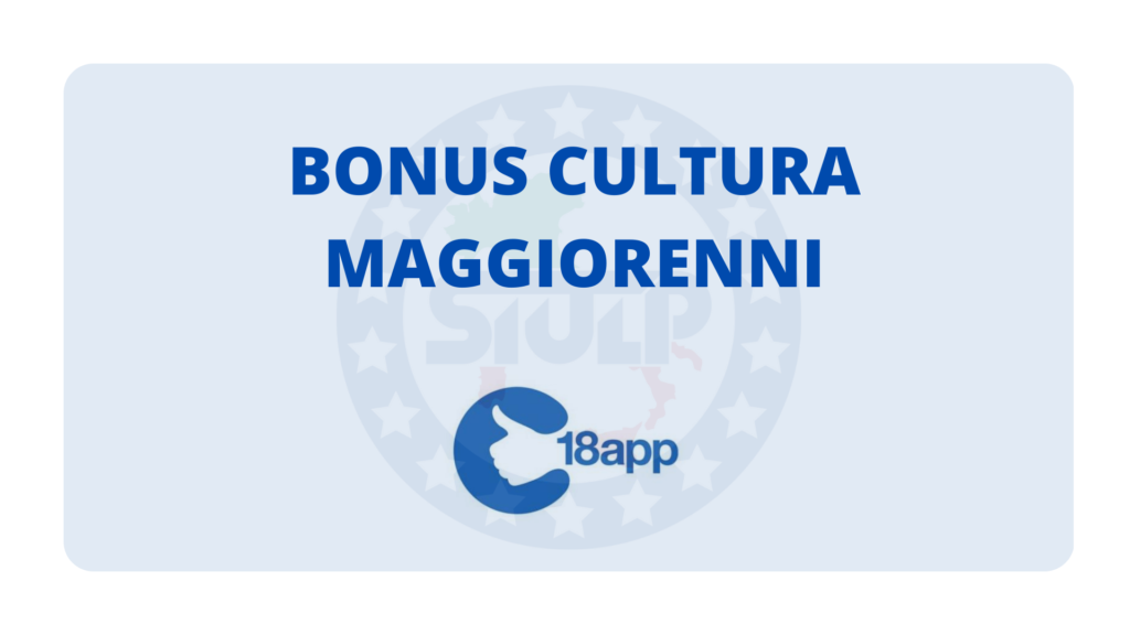 Bonus cultura maggiorenni, nel 2023 resta la 18App per tutti: le novità slittano al 2024 - SIULP