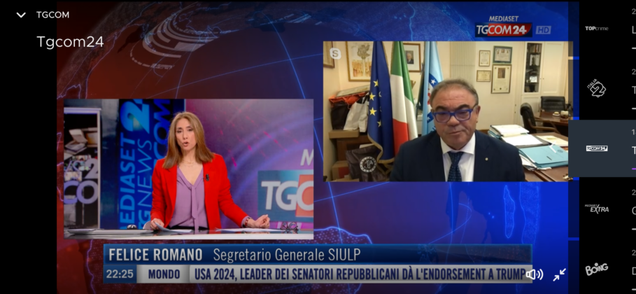 Felice Romano a TGCom24 parla dell'incontro con la Meloni - SIULP