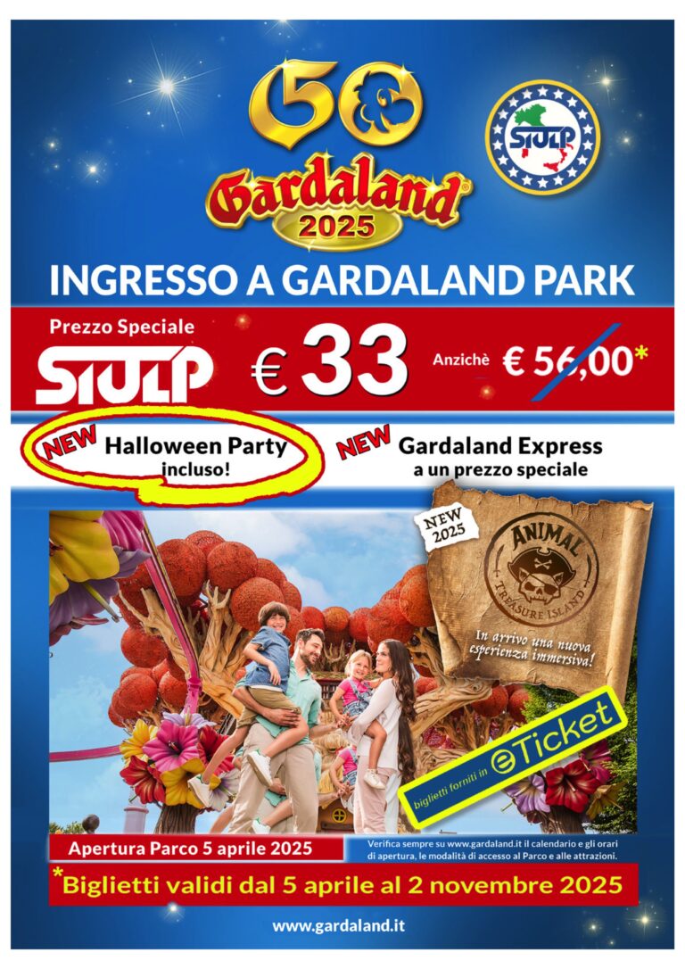 Convenzione Gardaland 2025 - SIULP